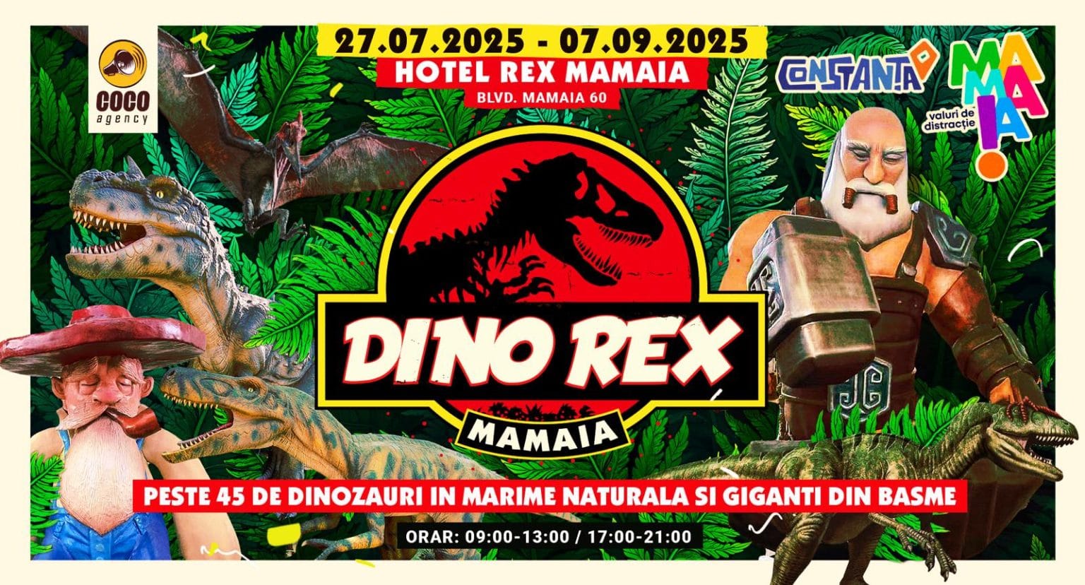 Dino Rex Mamaia, o experiență preistorică interactivă - Wave Radio